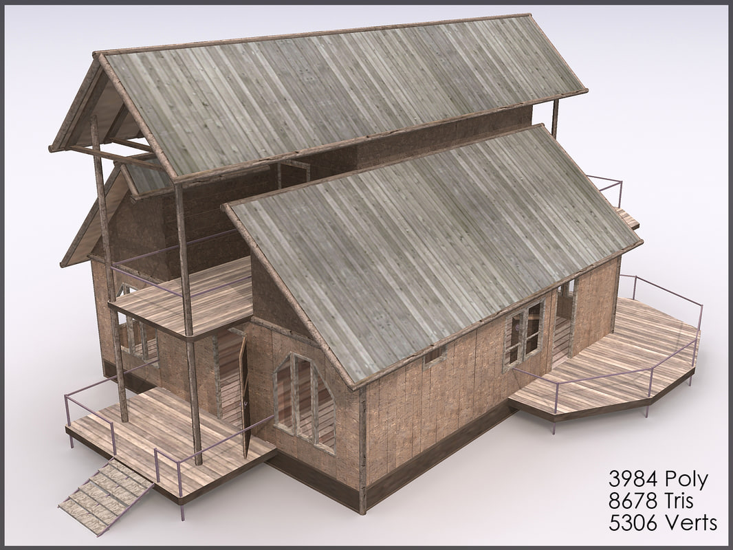 3d model cottage interiors