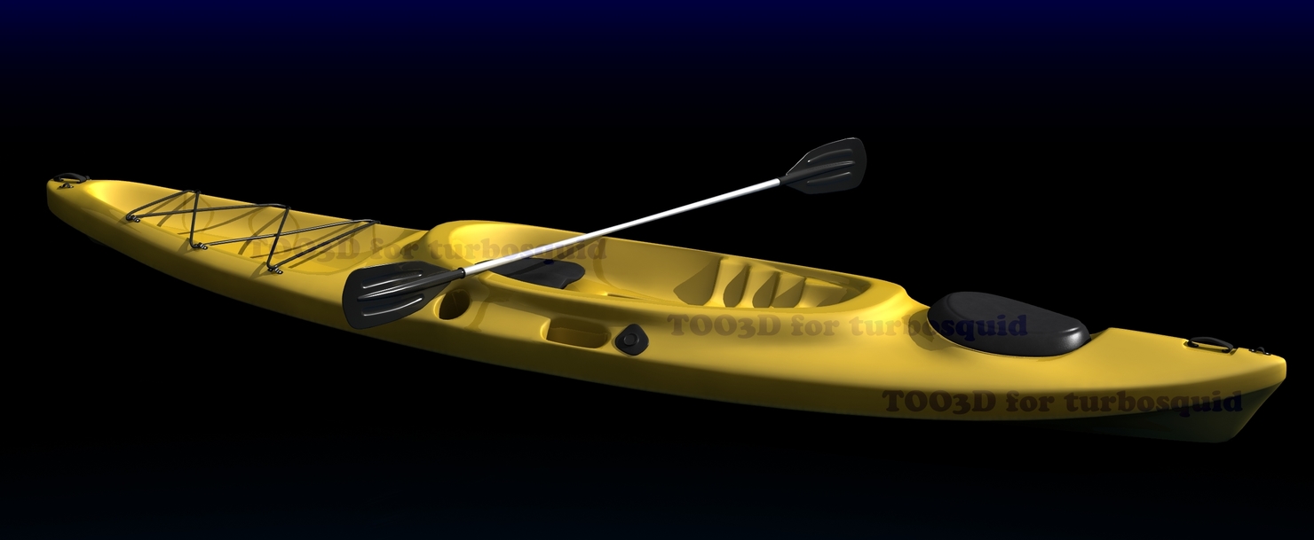 3d model kayak
