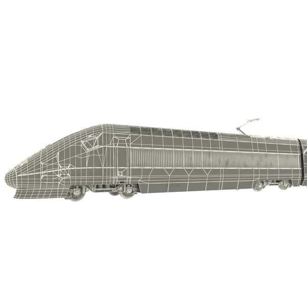 sncf tgv duplex train 3d model