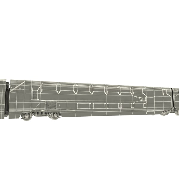 sncf tgv duplex train 3d model
