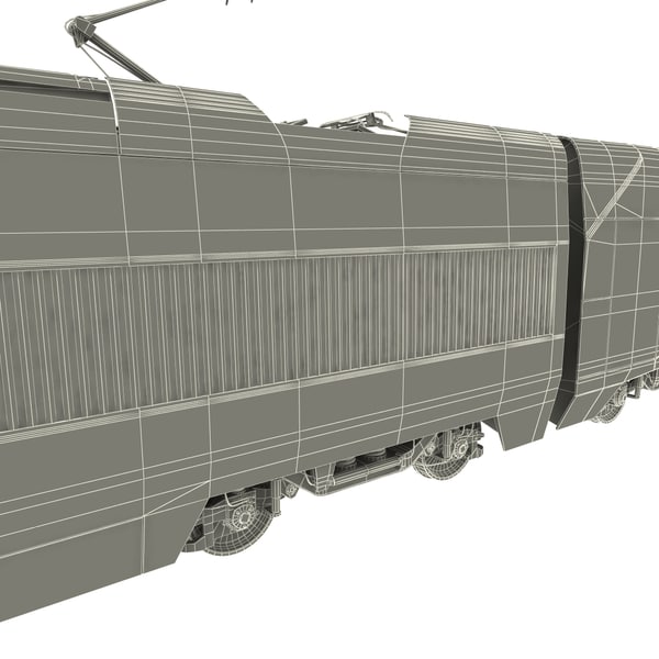 sncf tgv duplex train 3d model