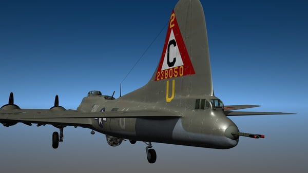 b17 flyingforttres 3d model
