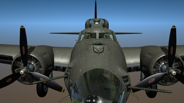 b17 flyingforttres 3d model