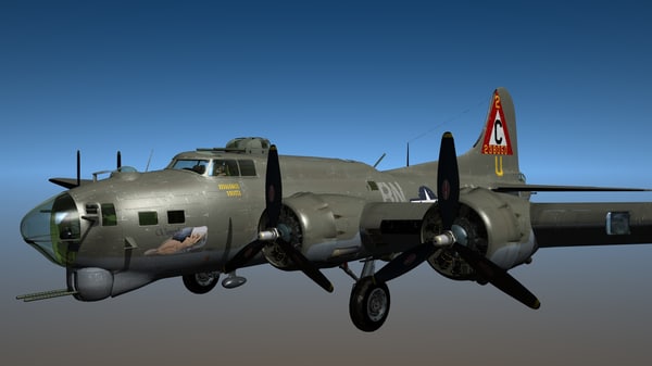 b17 flyingforttres 3d model