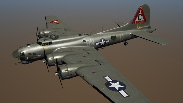 b17 flyingforttres 3d model