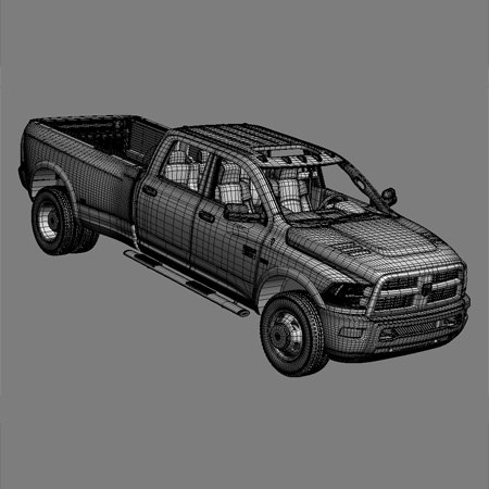 dodge ram 3500 2011 3d 3ds