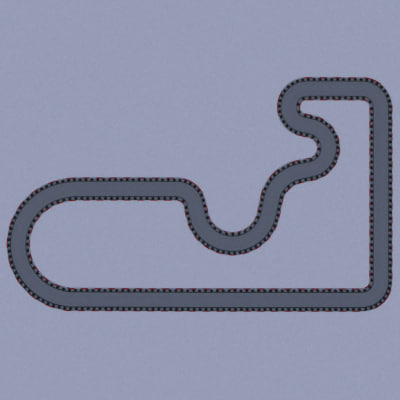 3d model go-kart track