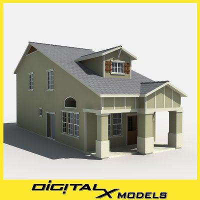 3d subdivision house