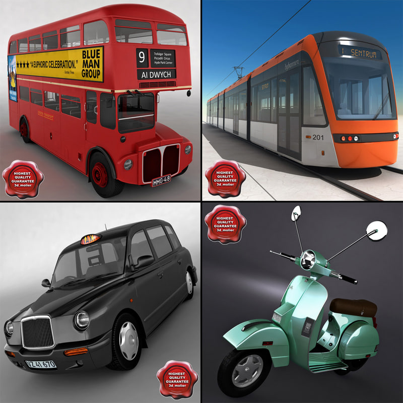 3d london vehicles v1