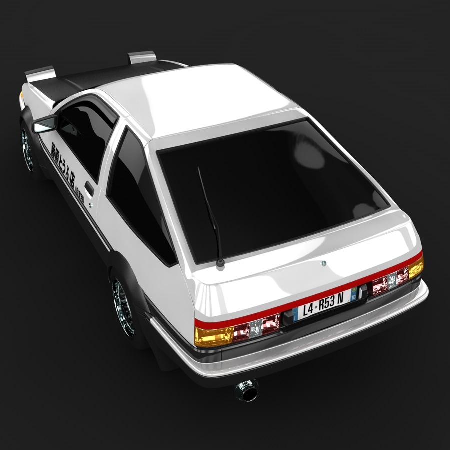 takumi initial d 3d model