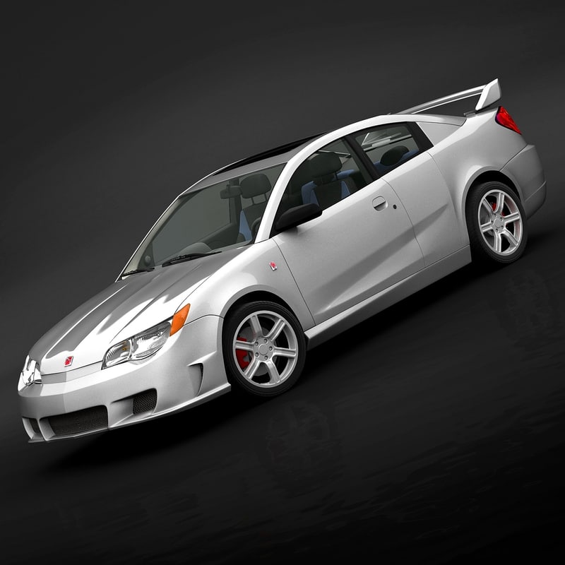 3d saturn ion redline coupe