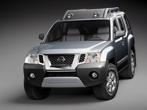 3d nissan xterra 2009 suv model