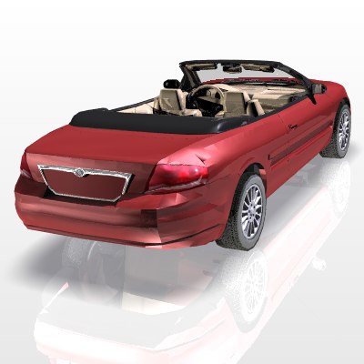 3d model car chrysler sebring