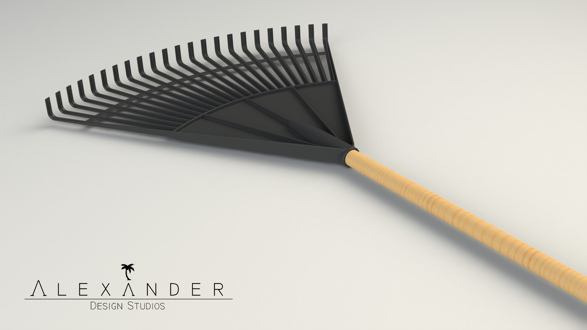 3d lawn leaf rake
