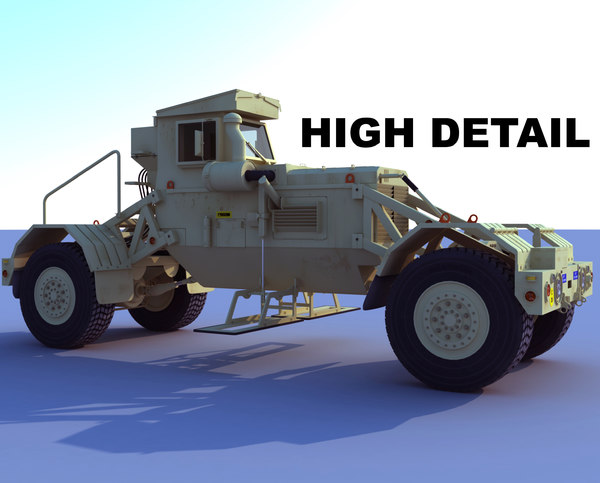 husky detection military vehicle 3d max