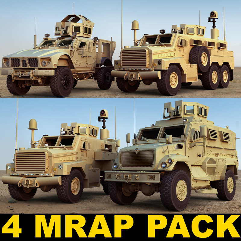 3ds max mrap military vehicles h