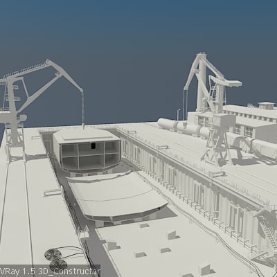 3D Port Models | TurboSquid