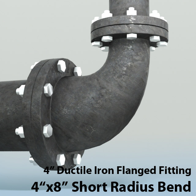 3ds max 4in short radius reducing