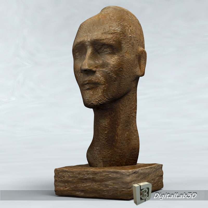 3d human head model