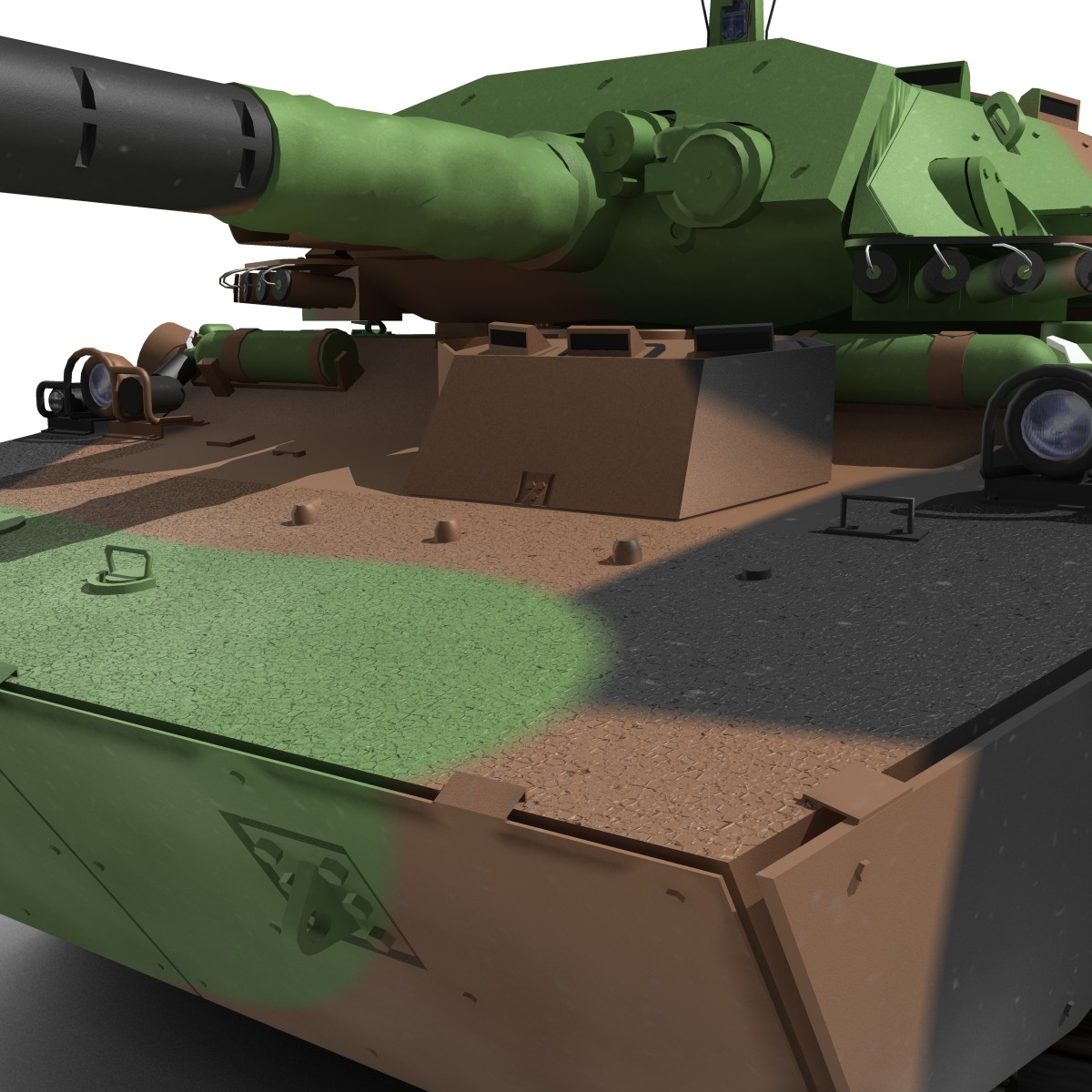 amx-10rc tank destroyer 3d model