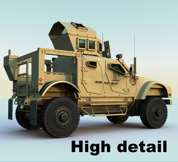 3ds max mrap military vehicles h