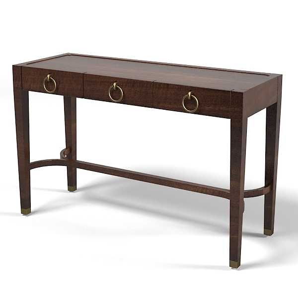 3d modern console table model