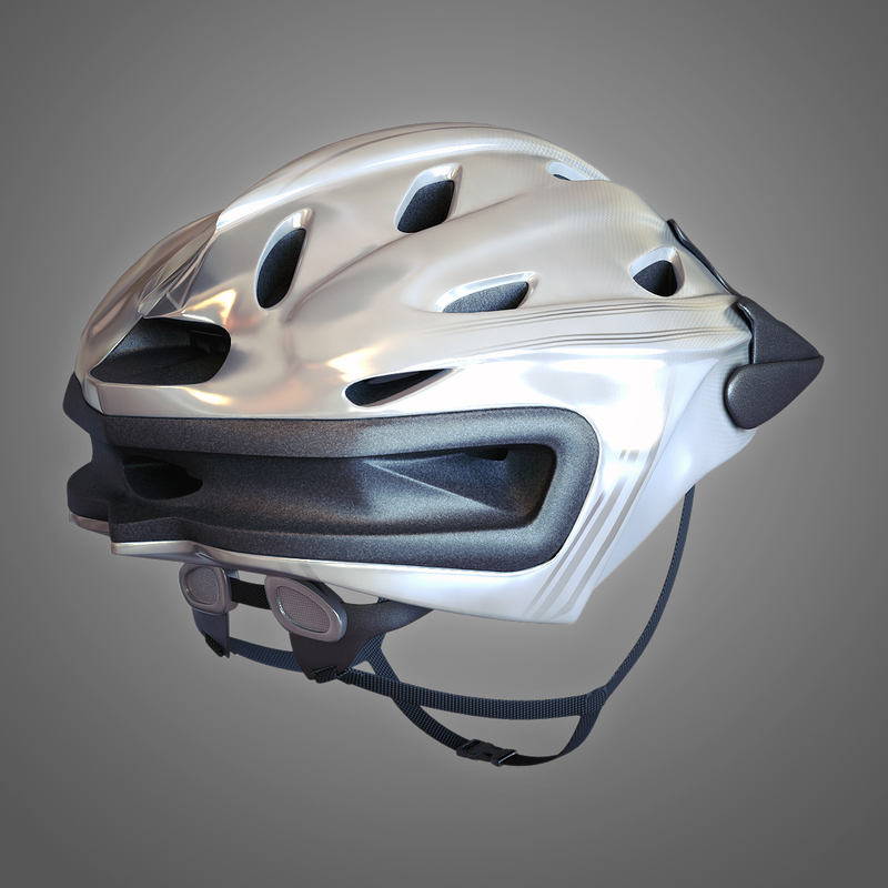 3d model bicycle helmet