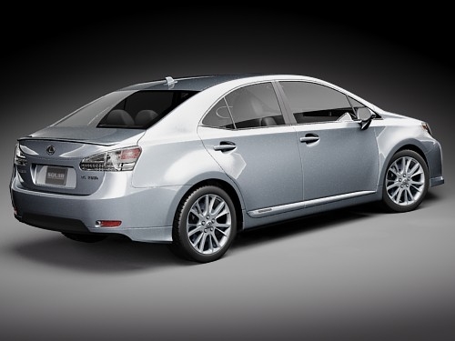 3d lexus hs 250h sedan