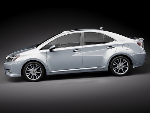 3d lexus hs 250h sedan