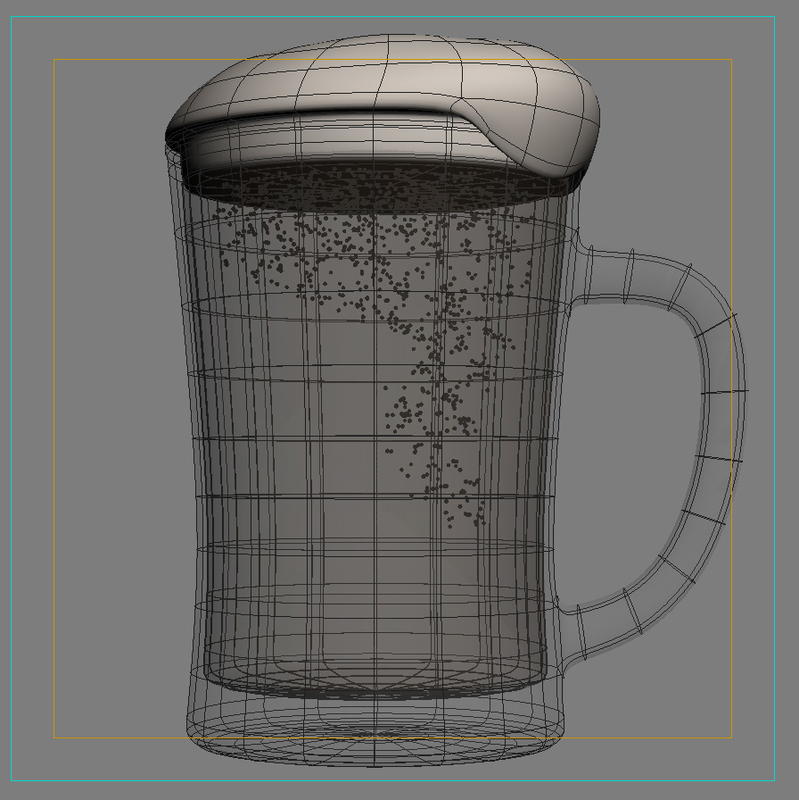 3d model beer glasses