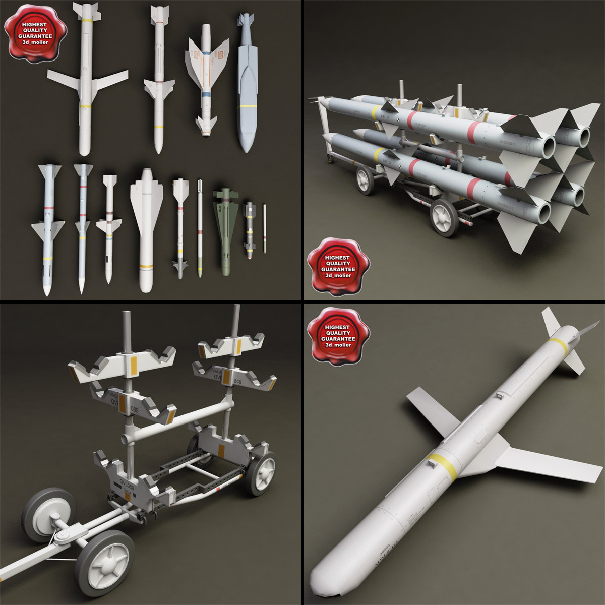 3ds bomb cart missiles v3