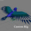 3ds max crow rigged
