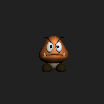 goomba 3d model