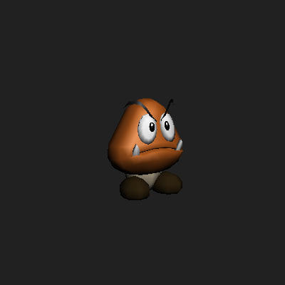 goomba 3d model