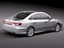 hyundai azera sedan car 3d model