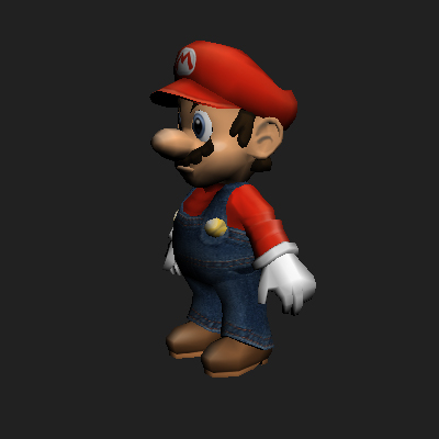 super mario 3d model