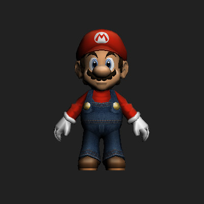 super mario 3d model