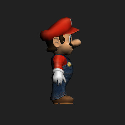 super mario 3d model