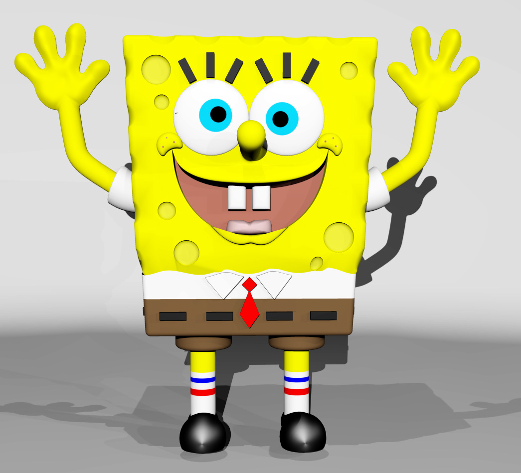 spongebob squarepants 3d max