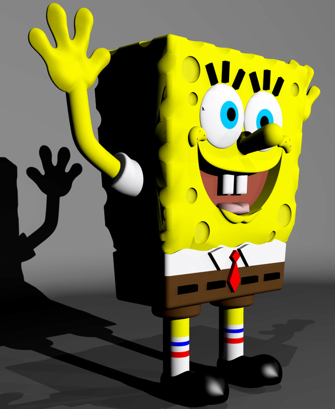 spongebob squarepants 3d max