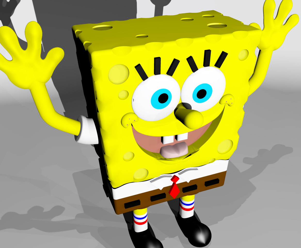 spongebob squarepants 3d max