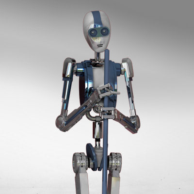 maya robot humanoid functional