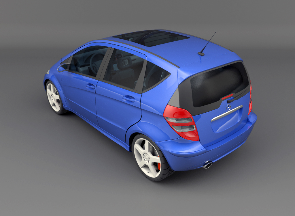 3ds max smart mercedes a1