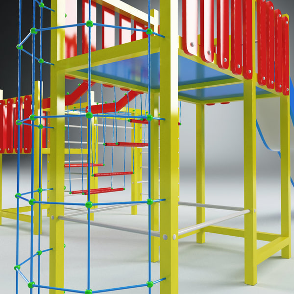 3d model of playgrounds v1