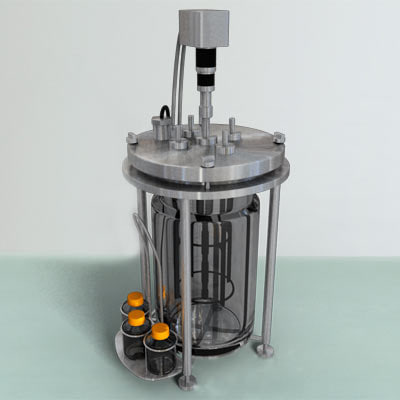 3d model of lab bioreactor laboratories