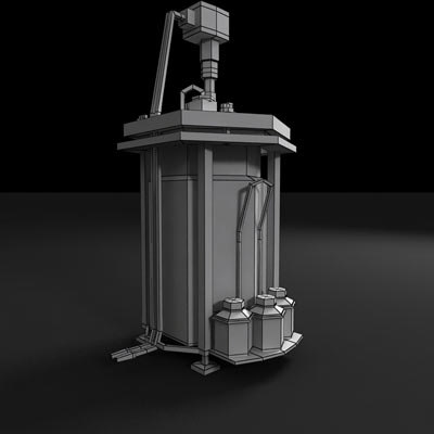 3d model of lab bioreactor laboratories