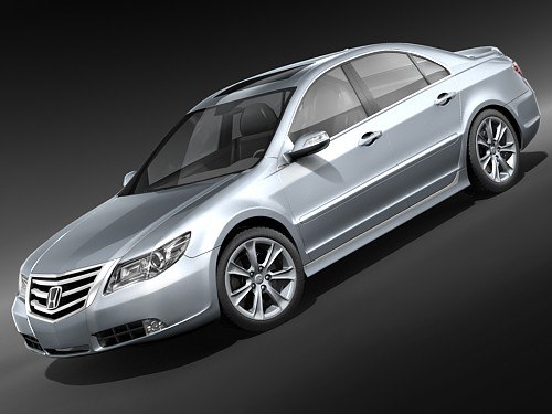 honda legend sedan 3d model