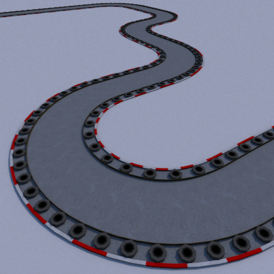 3d go-kart track