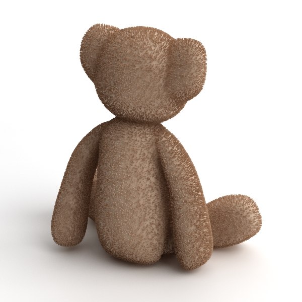 3d model bear plush