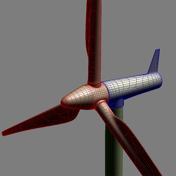 wind turbine 3d model